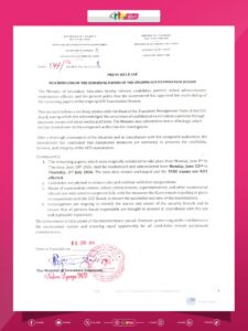 GCE Examination 2026 session rescheduled – CRTV ENDLESS